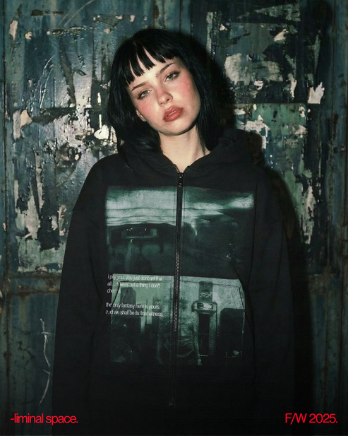 liminal space - Unisex Zipper Hoodie – Gradient