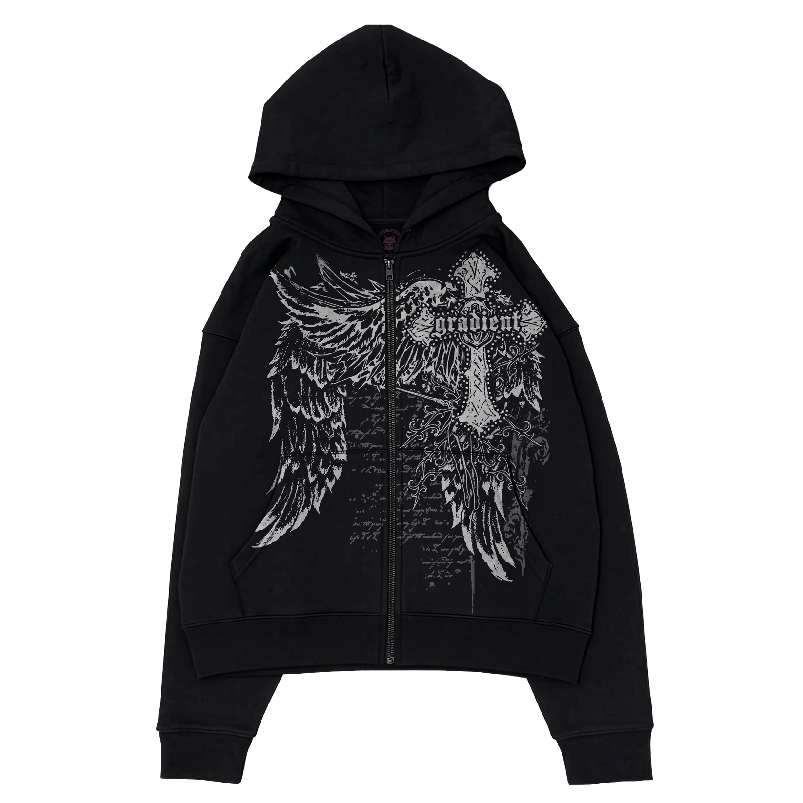 malady - Unisex Zipper Hoodie – Gradient